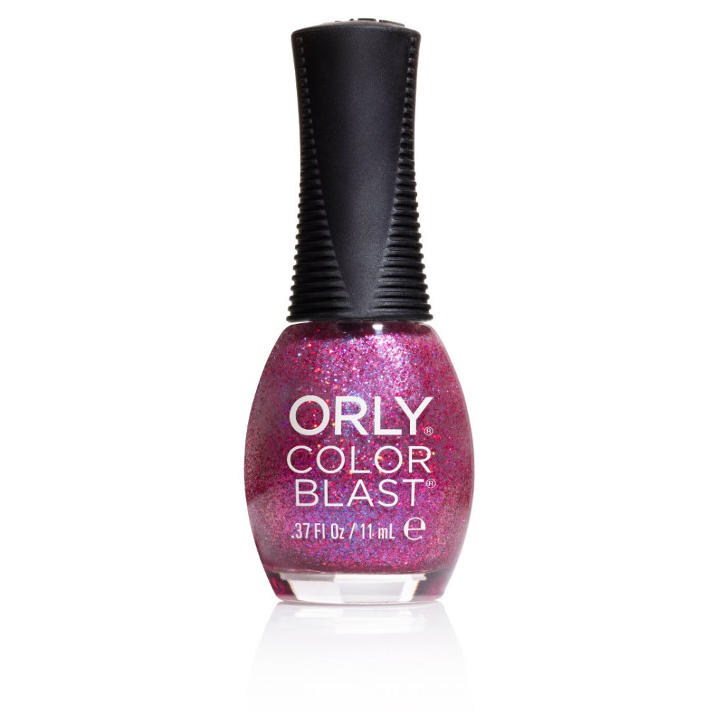 ORLY Color Blast Hot Pink Gloss Glitter - The Beauty Lounge