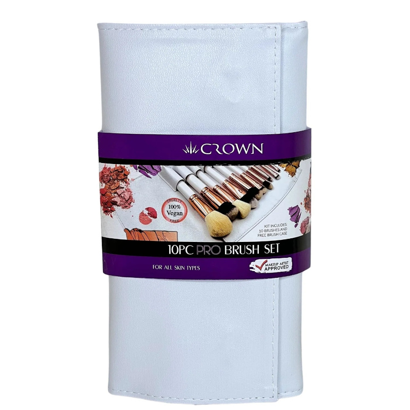 Crown Pro 10PC Brush Set - The Beauty Lounge