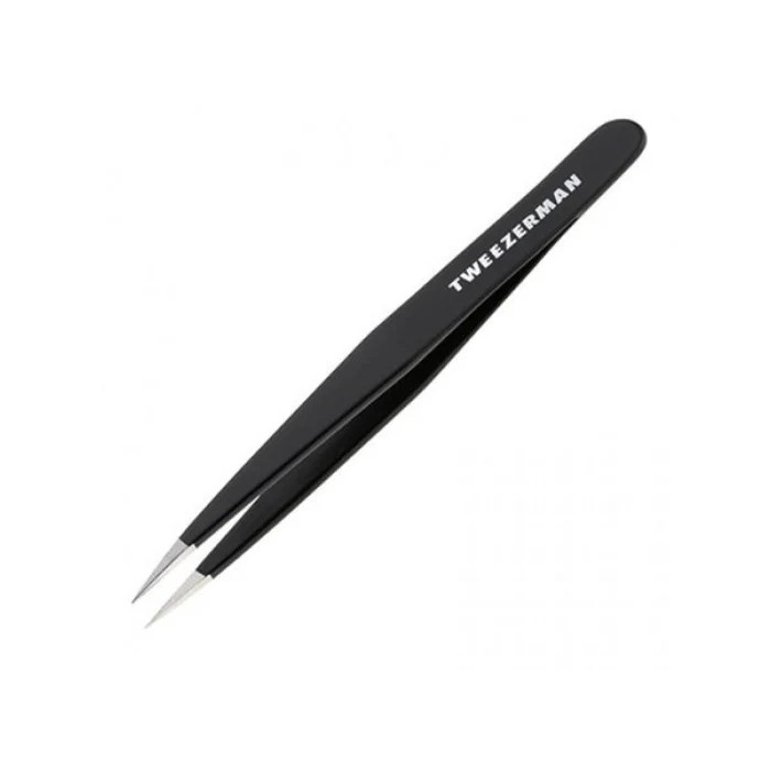 Tweezerman Studio Stainless Steel Point Midnight - The Beauty Lounge